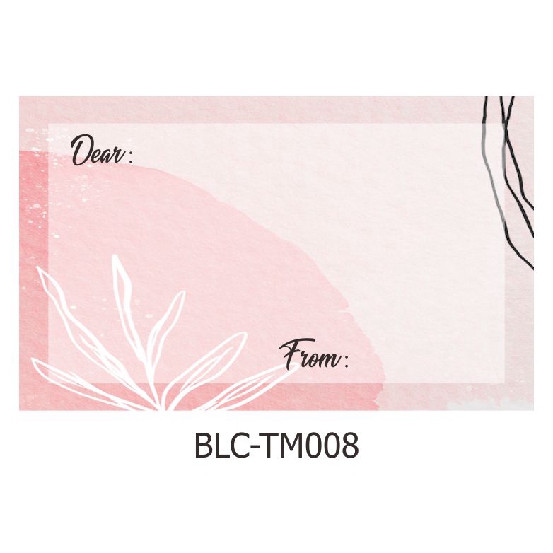 Jual Kartu Ucapan Kosong - Greeting Card - Blank Card - Gift Card ...