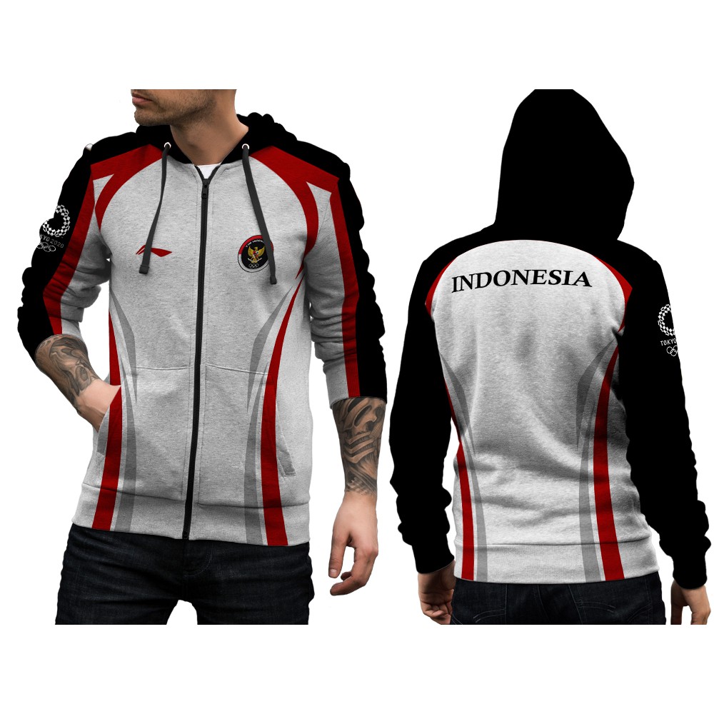 Jual [riashop] Jaket TIM INDONESIA OLIMPIADE TOKYO 2020 / Jaket Pria ...