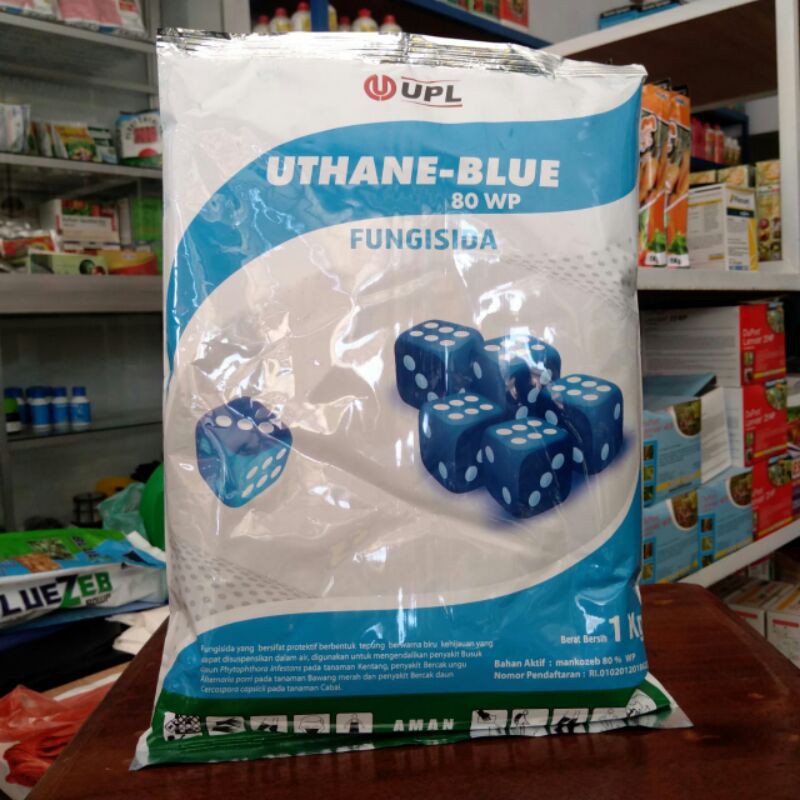 Jual FUNGISIDA UTHANE BLUE 80 WP 1 KG | Shopee Indonesia