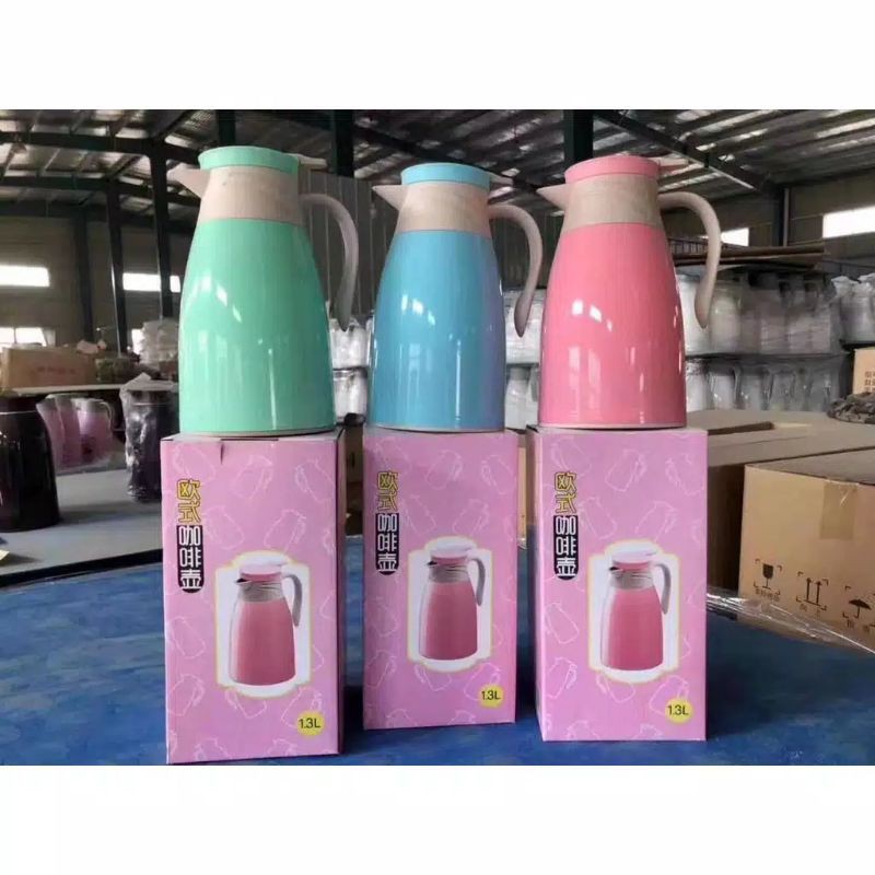 Jual TEKO AIR PANAS 1 LITER/ Termos air penahan panas dengan design ...