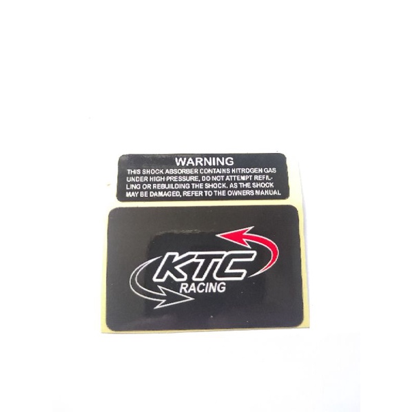 Jual STICKER PRINTCUTT WARNING KTC MOTOR | Shopee Indonesia