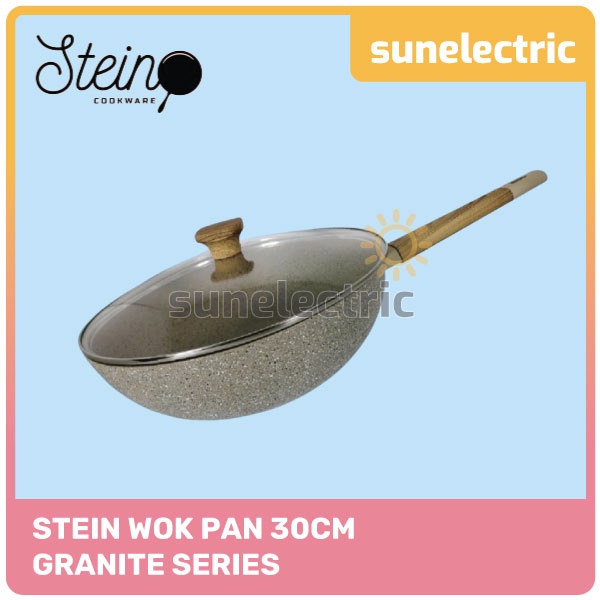 Jual Stein Cookware Wok Pan 30cm (1 Handle) with Lid / Panci ...
