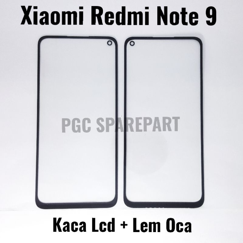 Jual Original Kaca LCD Glass + Lem Oca Xiaomi Redmi Note 9 / Redmi 10x - Mirip Touchscreen ...