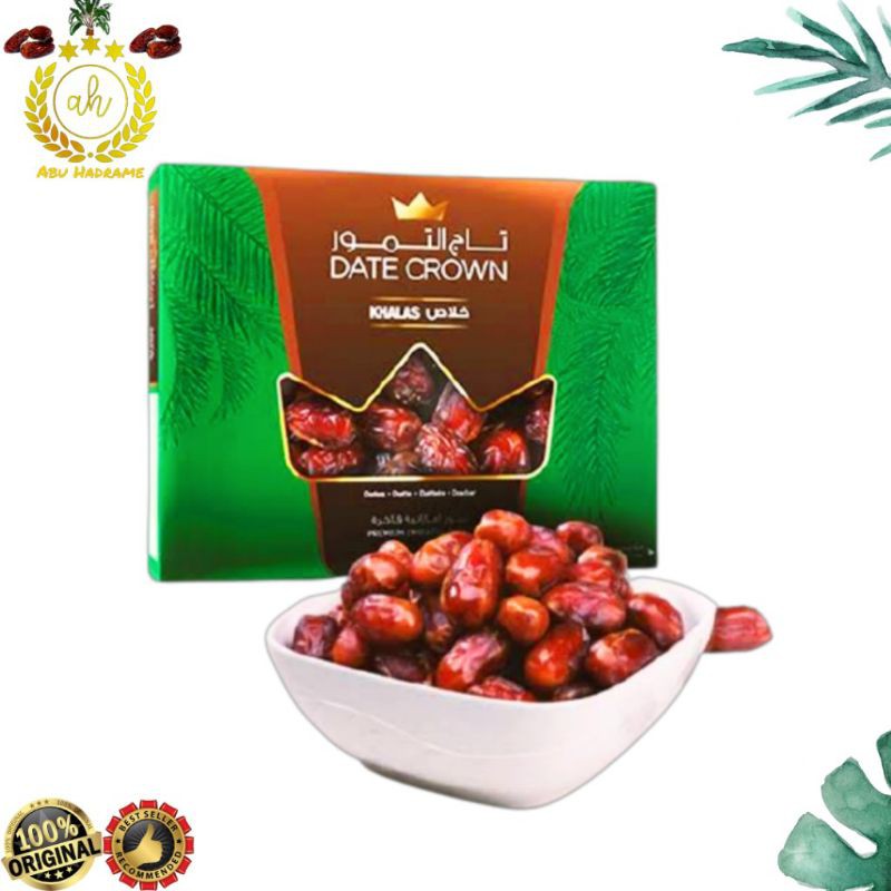 Jual Kurma Date Crown Khalas / Date Crown Khalas 1 Kg | Shopee Indonesia