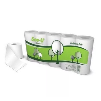 Jual Tissue Gulung See-U Bathroom 215 sheet non emboss Green Value isi ...