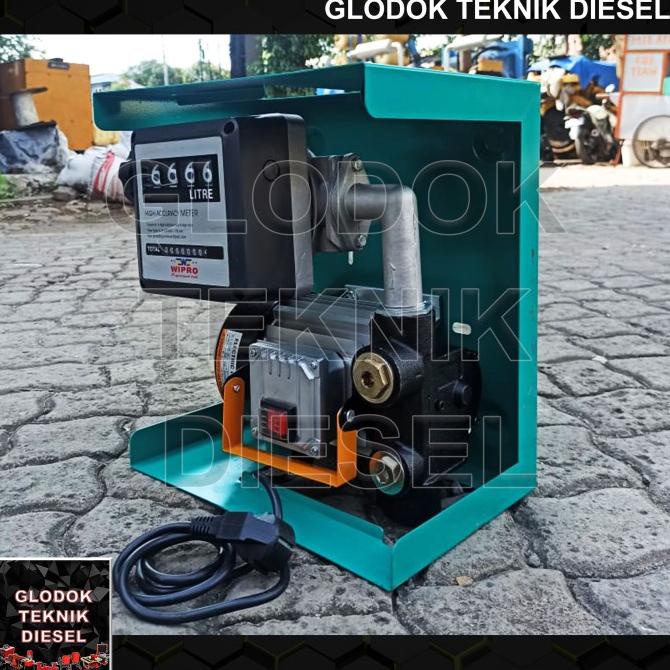 Jual Pompa Minyak Oli Solar Elektrik With Flow Meter Wipro Pmef 4 ...