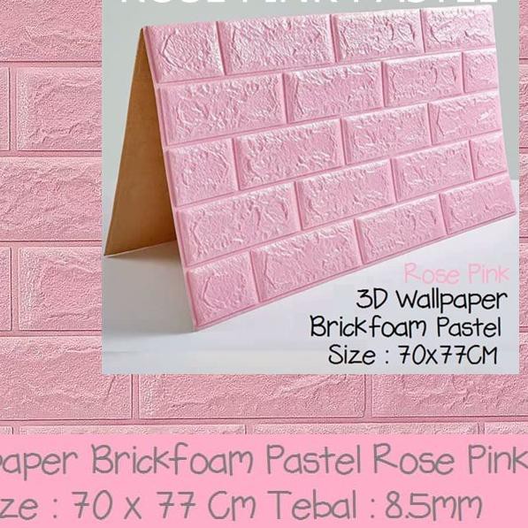 Jual UQD () -Wallpaper dinding foam motif bata matte dan glossy 3D ...