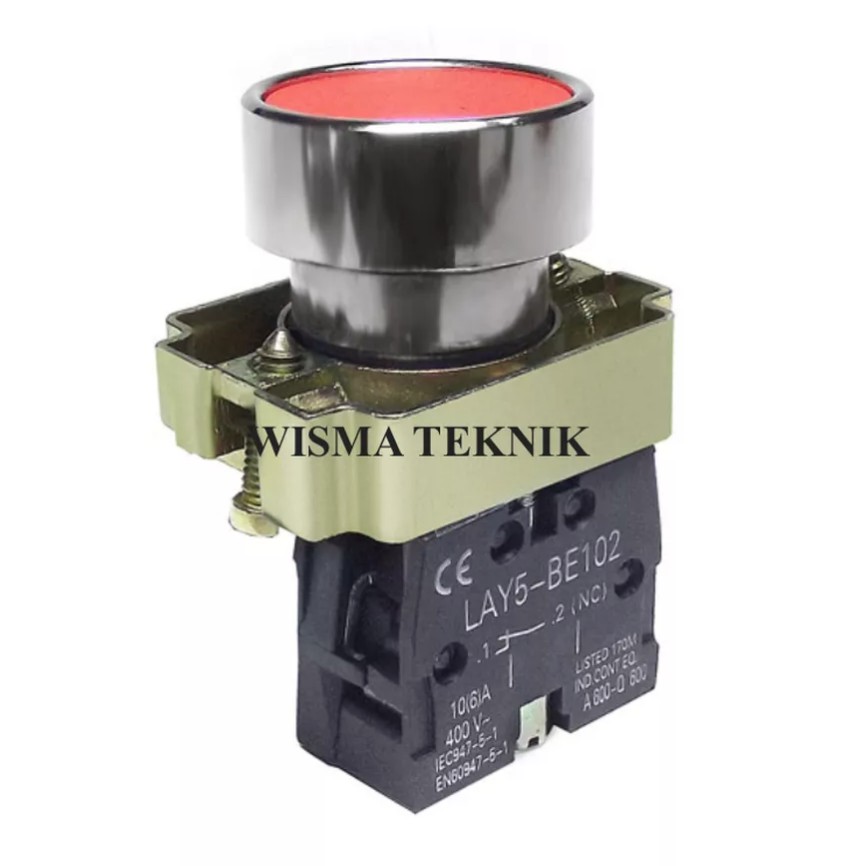 Jual Push Button Merah / Red NC FORT LAY5-BA42 | Shopee Indonesia