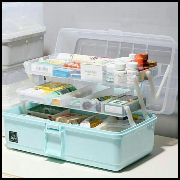 Jual Box Penyimpanan Obat - Kotak Perkakas Bertingkat/Tool Box Plastik ...