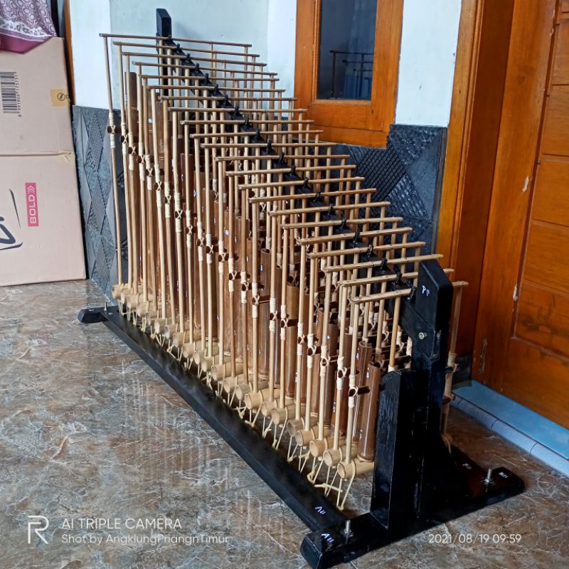 Jual Angklung pengamen 22 nada tabung 3 ( E - F# - B ) | Shopee Indonesia