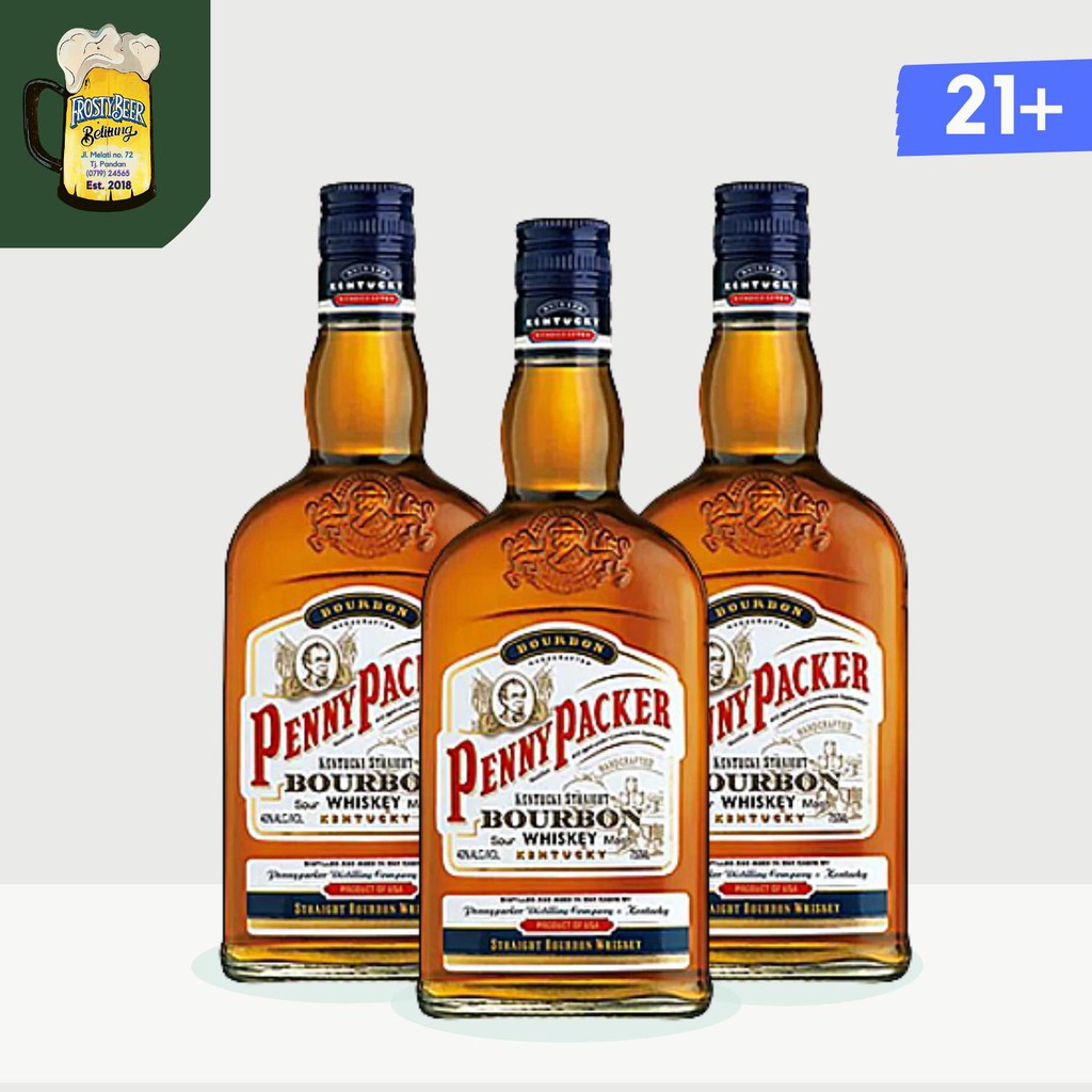 Jual Penny Packer Bourbon Whiskey 40% 700 ml - Whisky Kentucky | Shopee ...