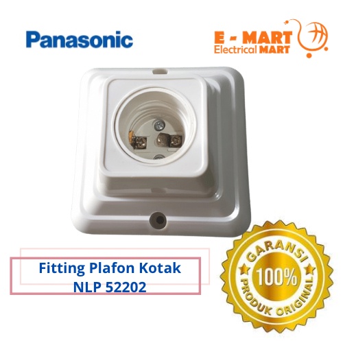 Jual Panasonic Fitting Lampu Kotak Plavon E27 Tempel Panasonik NLP ...