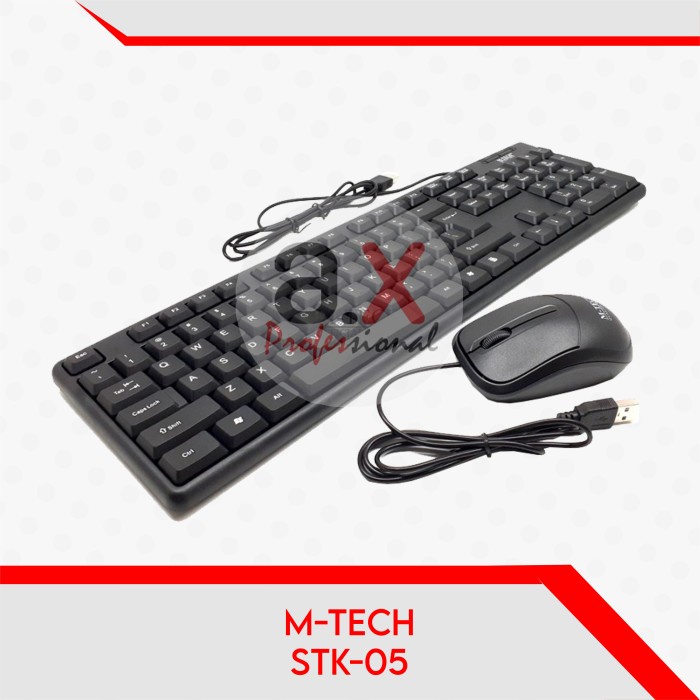 Jual Keyboard Combo Mouse STK-05 M-Tech Original USB Kabel Keyboard ...