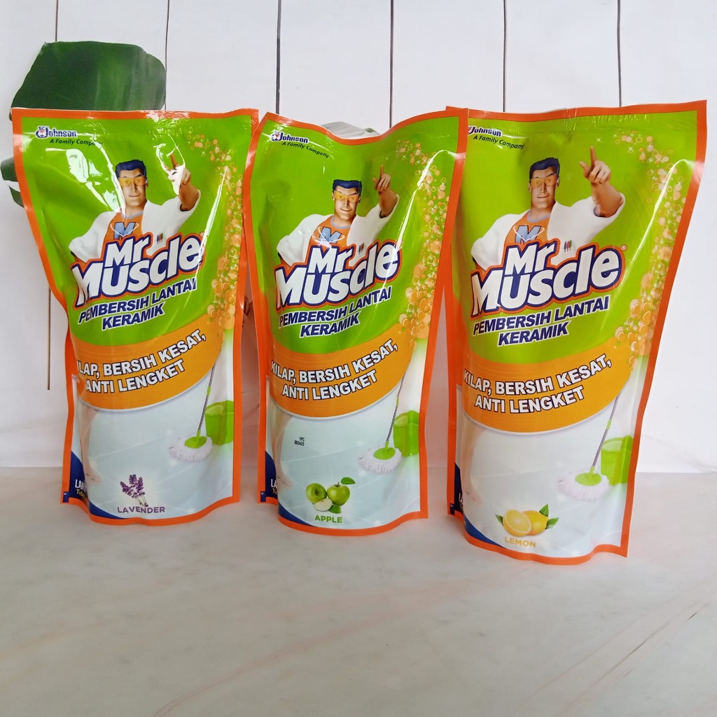 Jual Mr Muscle Pembersih Lantai Kramik Pouch 720ml | Shopee Indonesia