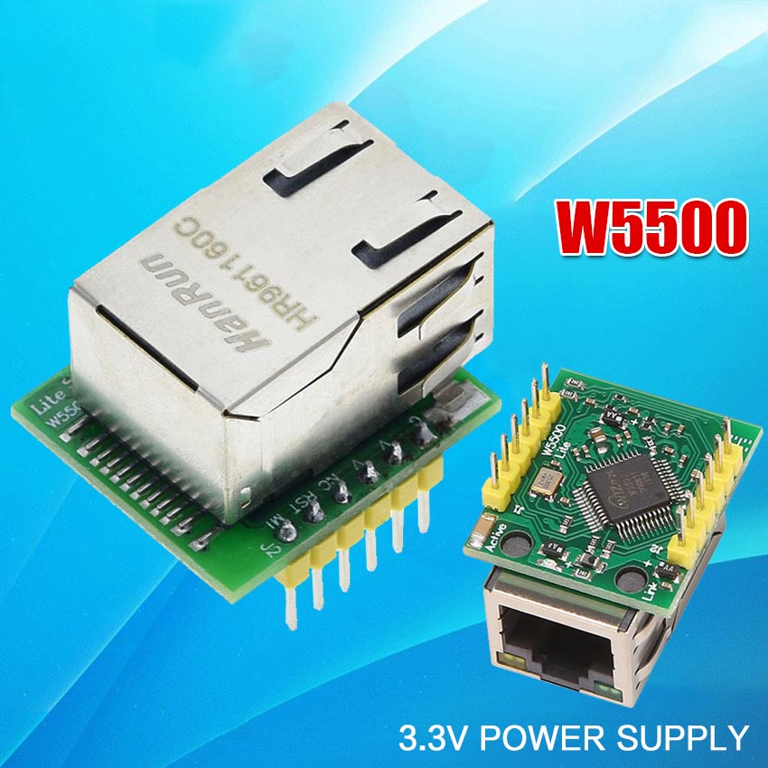 Jual USR-ES1 W5500 Chip New SPI to LAN Ethernet Converter TCPIP Module | Shopee Indonesia