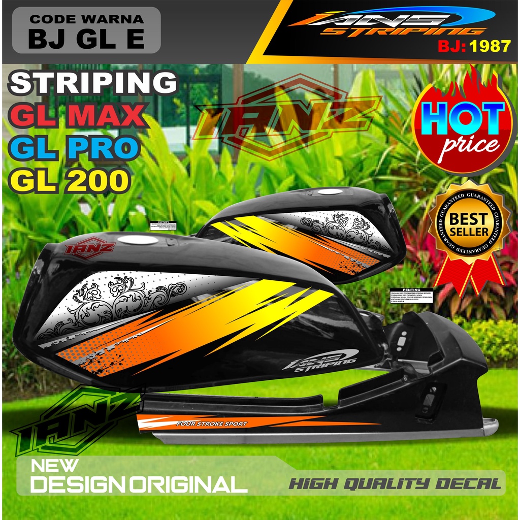 Jual STIKER STRIPING HONDA GL MAX TERMURAH / STRIPING COSTUM GL PRO ...