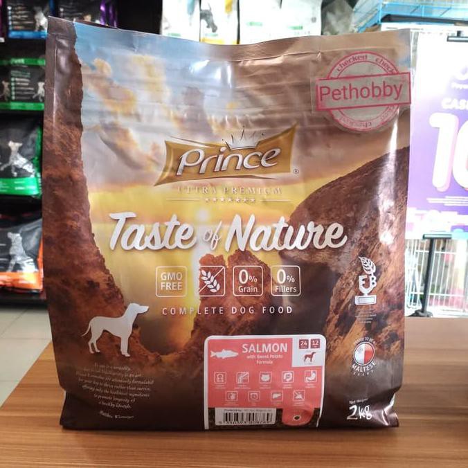 Jual Dog Food / Makanan Anjing Prince Taste Of Nature Grain Free Salmon ...