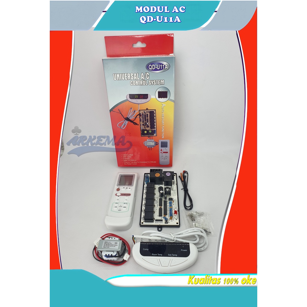 Jual MODUL PCB AC STANDING FLOOR MULTI / UNIVERSAL QD-U11A | CONTROL ...