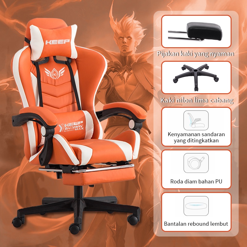 Jual Keep Going Max- Kursi Gaming/ Gaming Chair / Kursi Santai Kursi Gamers / Kursi Gamer ...