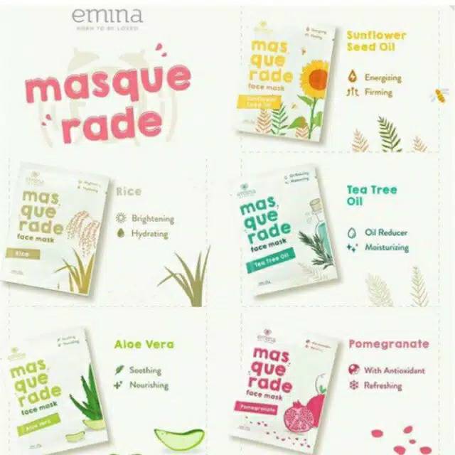 Jual Emina Sheet Mask / Emina Masker / Emina Masker Tissue | Shopee ...