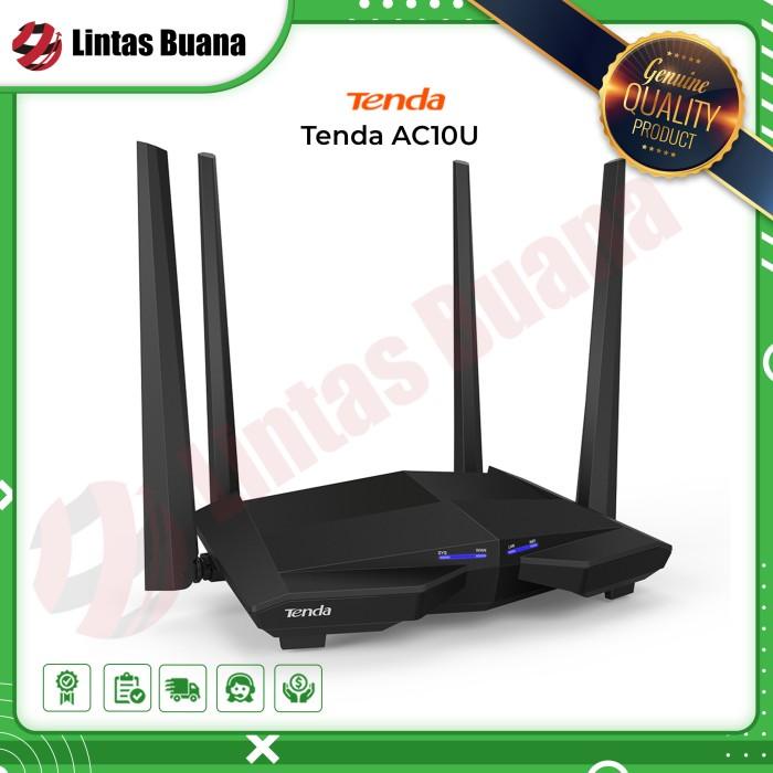 Jual Tenda AC10U AC10 AC1200 Smart Dual-Band Gigabit WiFi Router | Shopee Indonesia