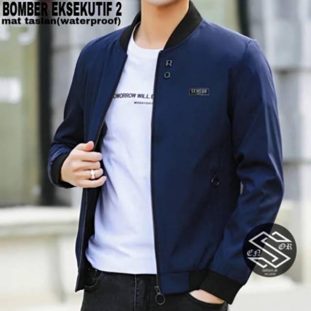 Jual Jaket Bomber Waterproof Taslan Jn Original Sensor / Jaket Keren ... Jual Jaket Bomber Waterproof Taslan Jn Original Sensor / Jaket Keren ...