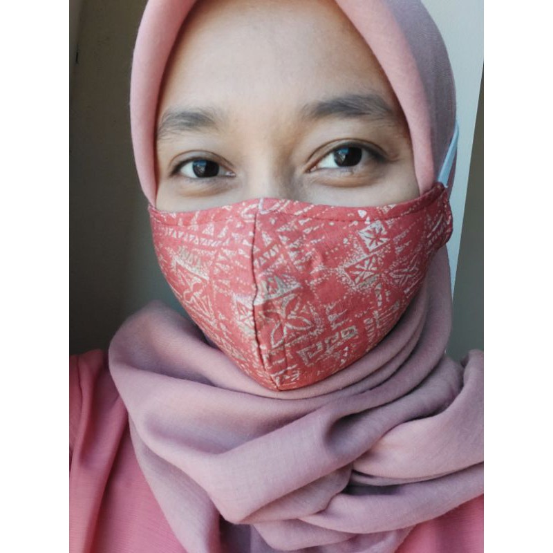 Jual masker hijab headloop 3 lapis (3ply) | Shopee Indonesia