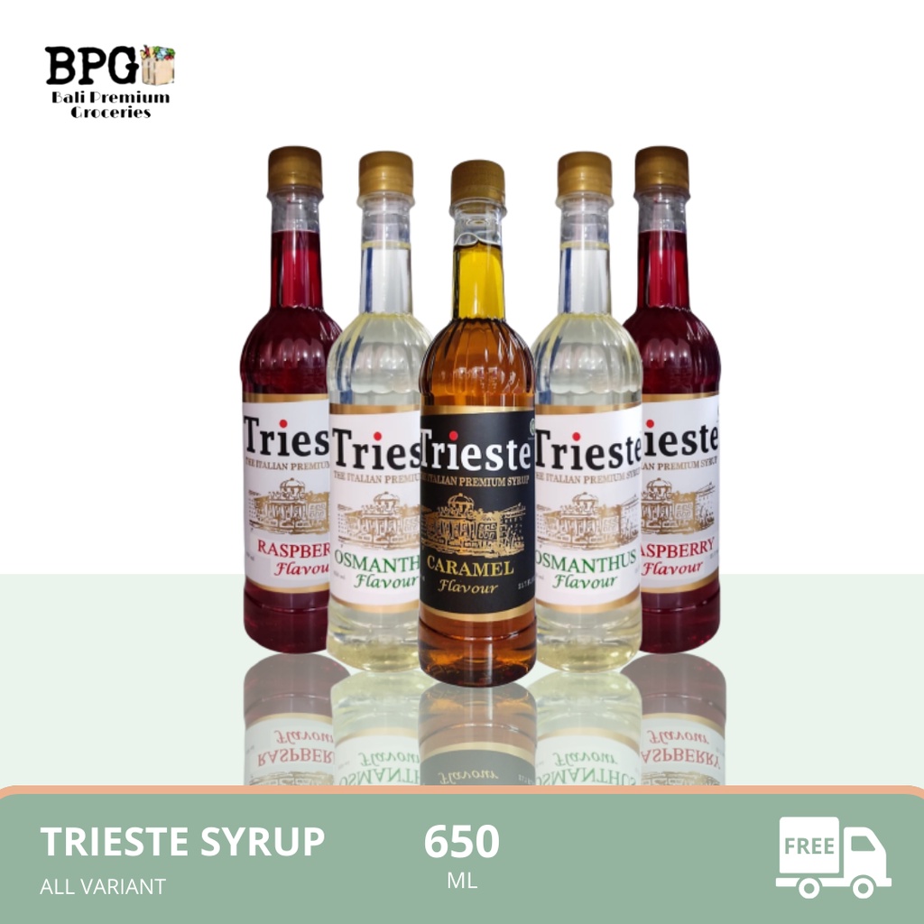 Jual TRIESTE Syrup 650 ml / All Variant | Shopee Indonesia