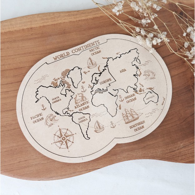 Jual Puzzle Map/ Globe/ Peta Dunia | Shopee Indonesia