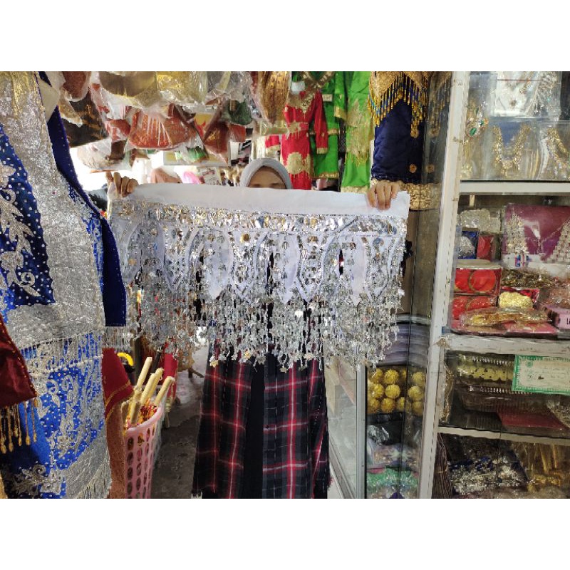 Jual tirai atau ondas putih silver | Shopee Indonesia