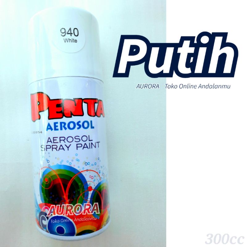 Jual Cat Putih Pilox Penta White Cet Pilok Aerosol Spray Pylox Spet ...