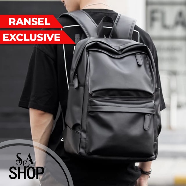 Jual Tas Ransel Pria Kulit Premium Tebal Tas Pria Ts Punggung Backpack ...