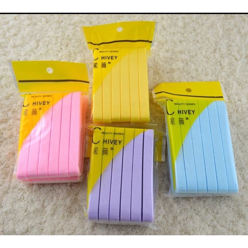 Jual STICK SPONS KENTANG FACIAL / SPONGE KENTANG BULAT / SPON MAKE UP ...