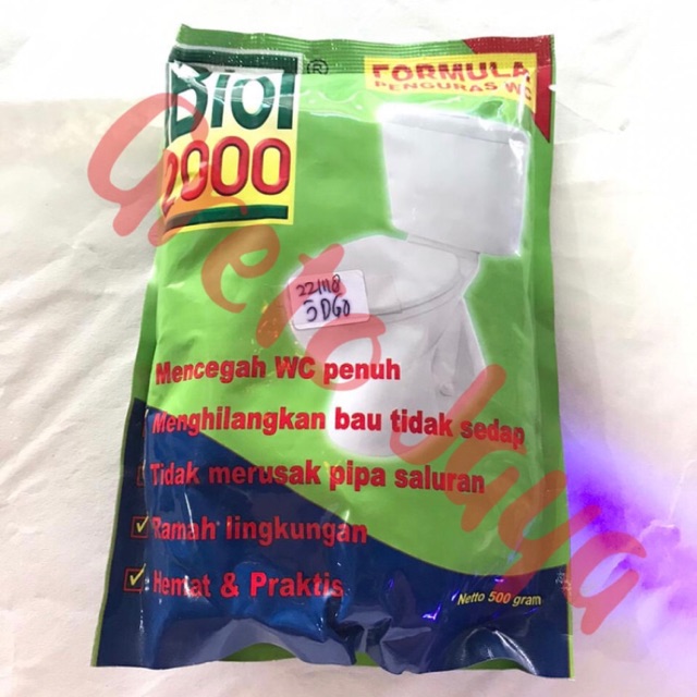 Jual ( 1/2 Kg ) Bio 2000 Anti Sumbat Penguras WC Pipa Septic Tank ...