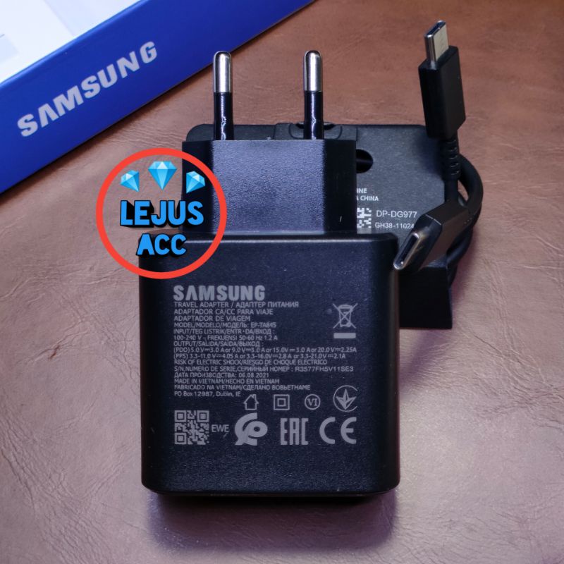 Jual Charger Samsung 45W Fast Charging Type C to Type C Tablet Tab S7 ...