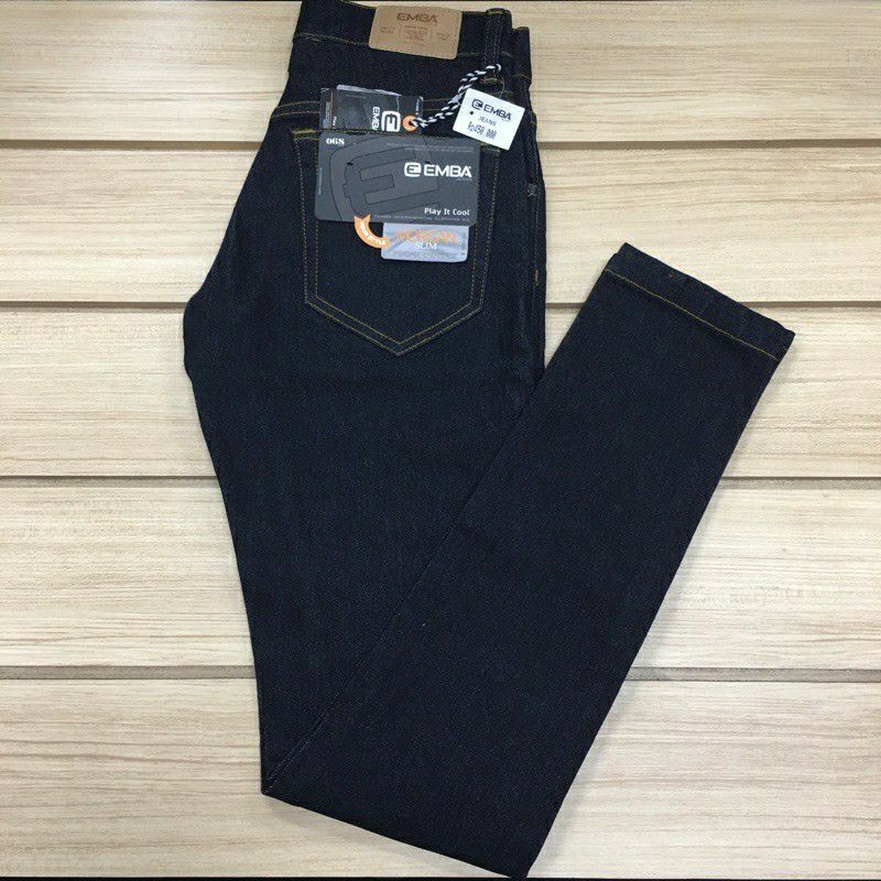 Jual Celana EMBA jeans Morgan Slim Panjang Original | Shopee Indonesia