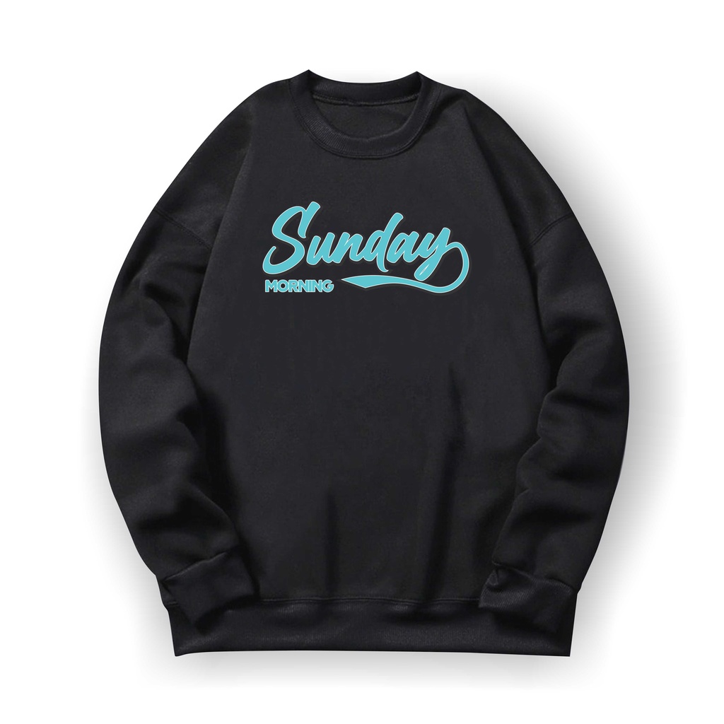 Jual SUNDAY Sweater Crewneck II SUNDAY Basic Sweater II Sweatshirt Sz M ...