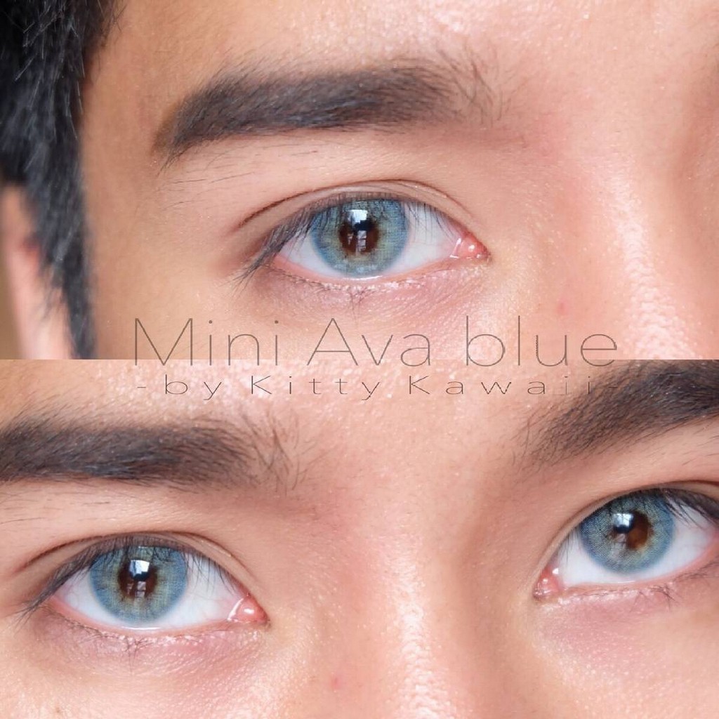 Jual Softlens Kitty Kawaii Mini Ava Blue Biru | Shopee Indonesia