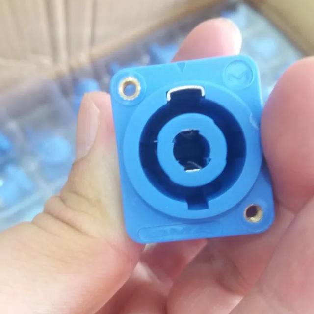 Jual ( 2PCS ) Socket speakon spikon spicon BMA | Shopee Indonesia