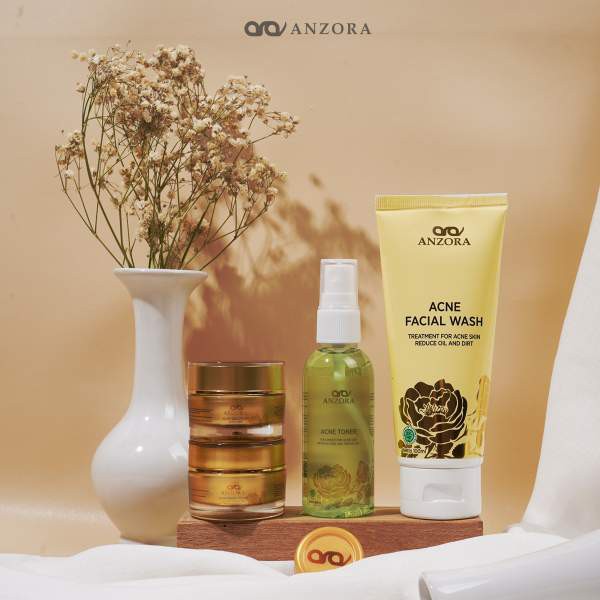 Jual Anzora Skincare Paket Acne Series Lebih hemat | Shopee Indonesia