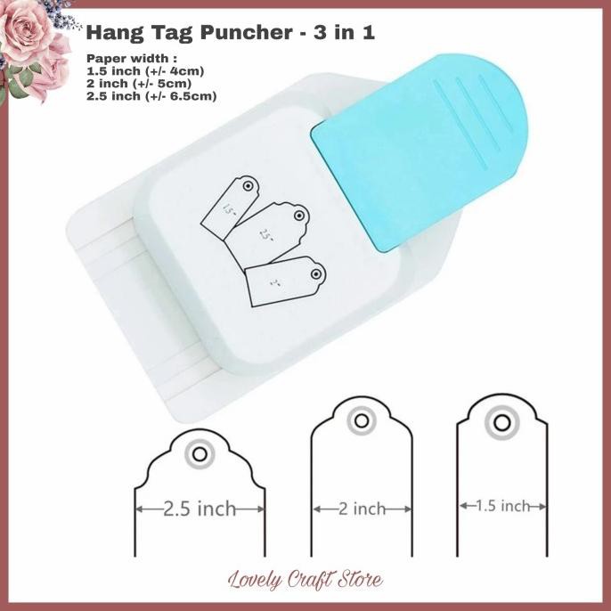 Jual Hang Tag, gift tag, Hang Tag Puncher 3in1 label, Pembolong kertas ...