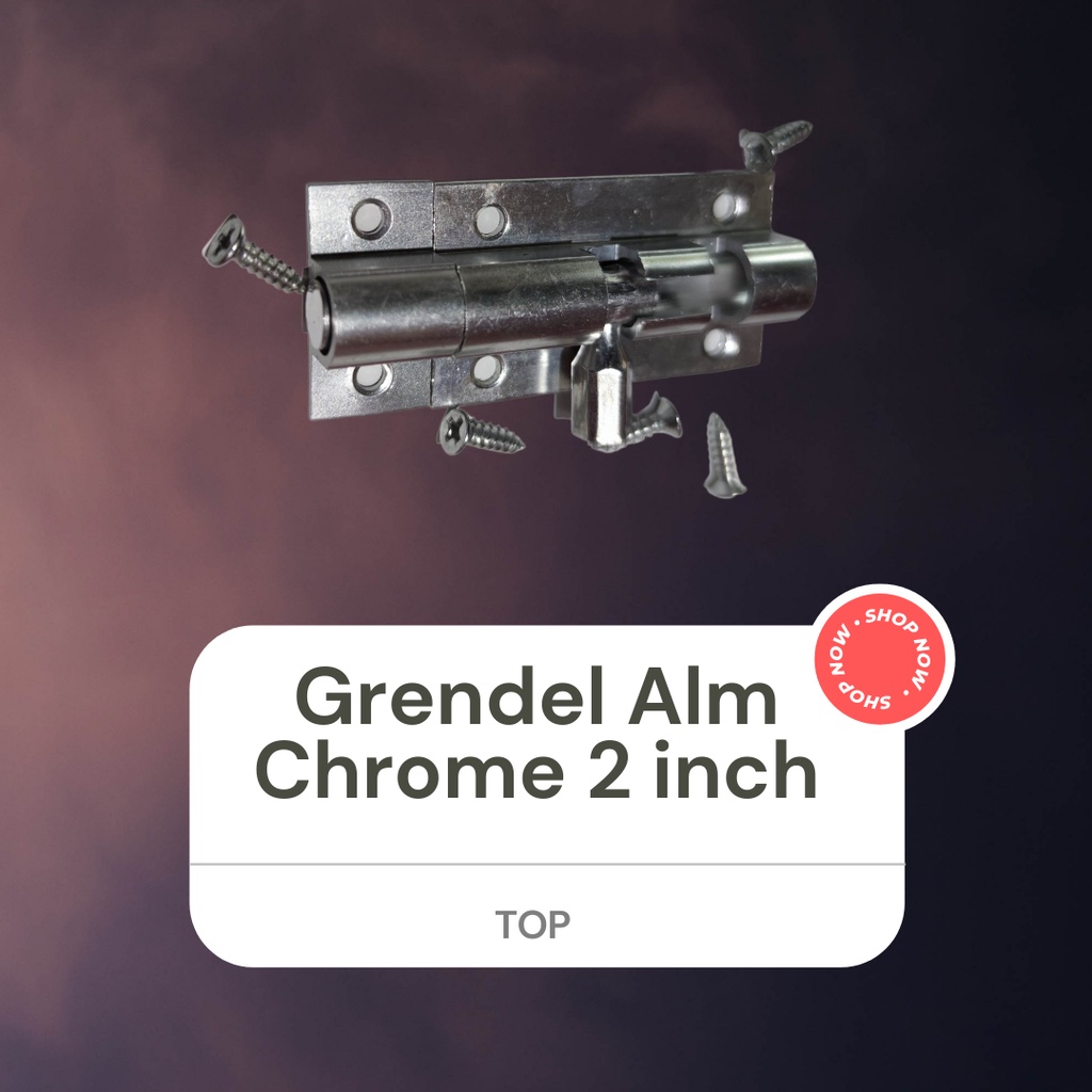 Jual Grendel Aluminium Grendel Pintu Grendel Lemari Slot Jendela Slot ...