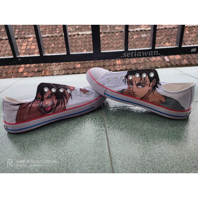 Jual Sepatu custom Eren | Shopee Indonesia