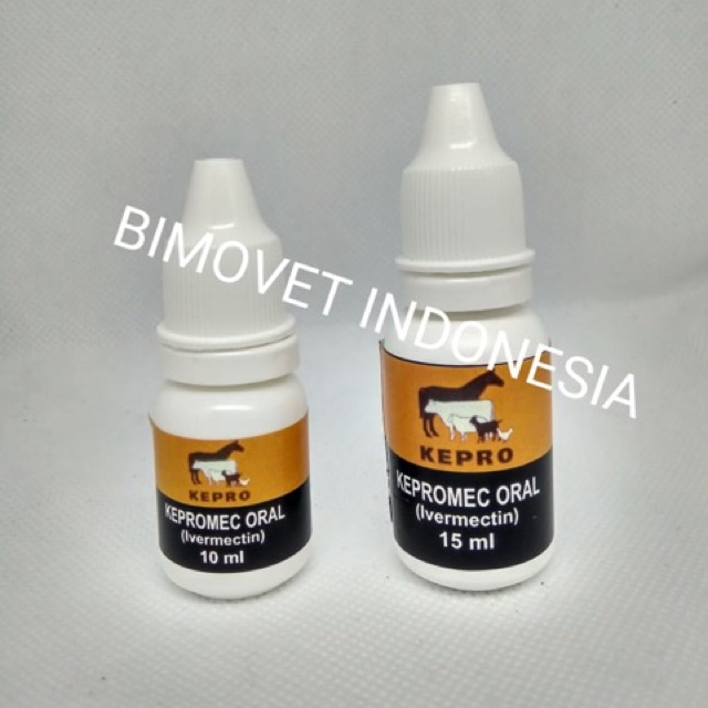 Jual obat scabies, gurem, kutu dan cacing 10 ml dan 15 ml Kepromec Oral ...