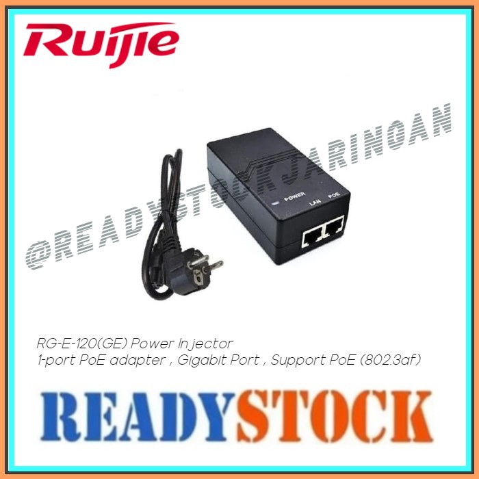 Jual RUIJIE RG-E-120(GE) Power Injector | Shopee Indonesia