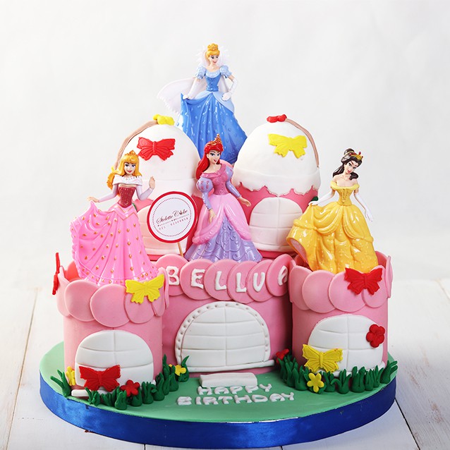 Jual Kue Ulang Tahun Princess diameter 20 cm / MOHON BACA KETERANGAN ...
