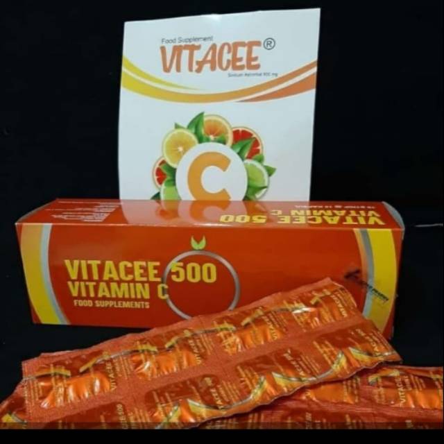 Jual Vitacee 500 Vitamin C Per Strip Isi 10 Pcs | Shopee Indonesia