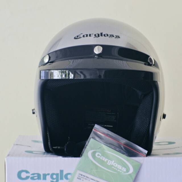 Jual Helm Cargloss ORIGINAL Cargloss CFM Retro Helm Half Face | Shopee ...