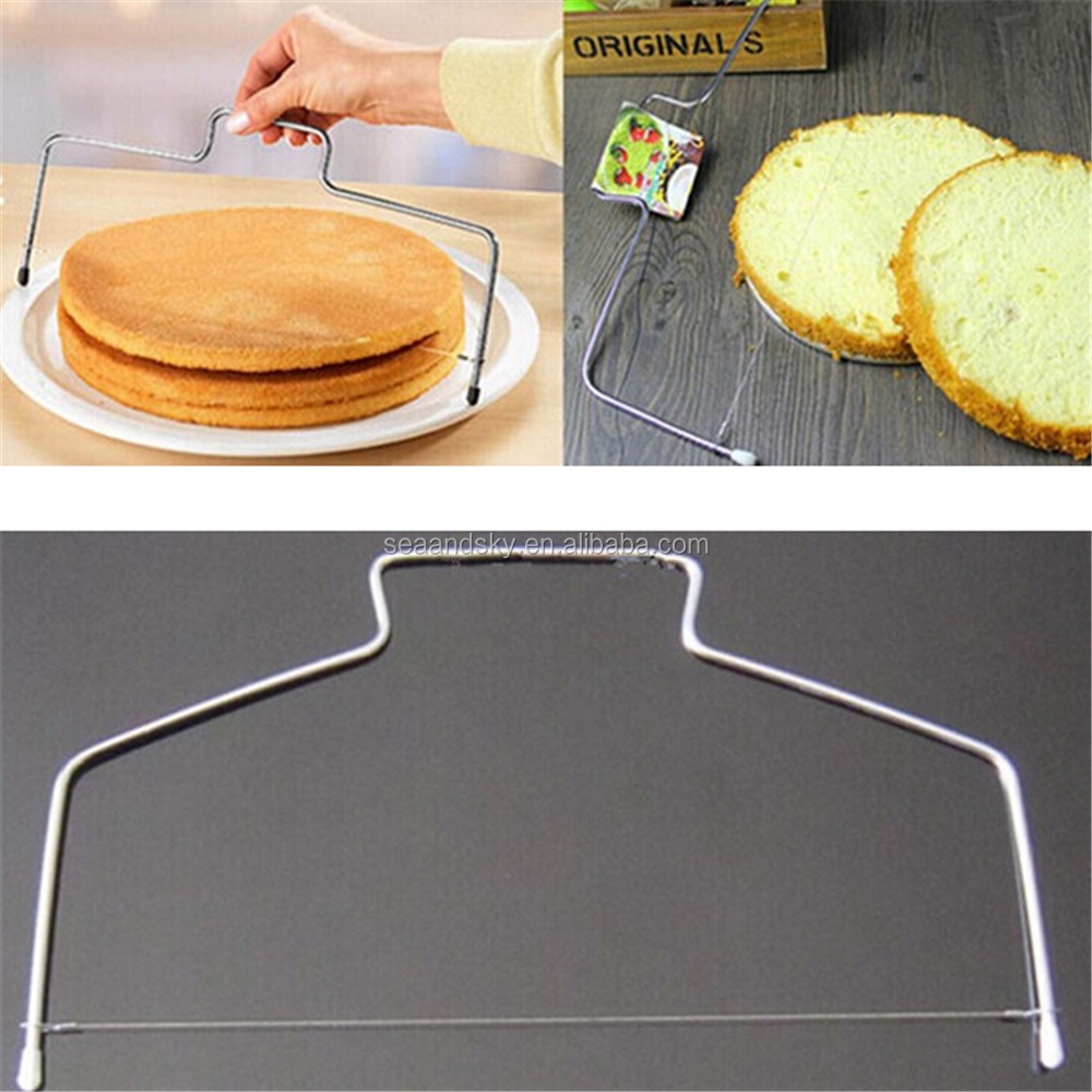 Jual Pemotong Kue Wire Cake Cutter Slicer Leveler ADJUSTABLE DIVIDER ...