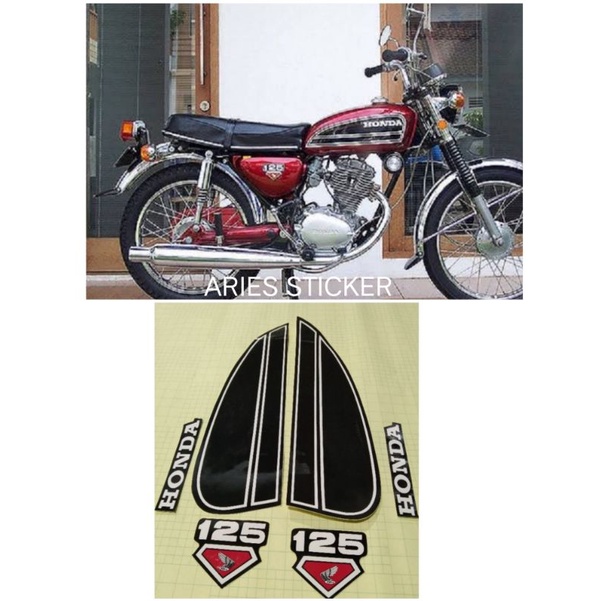 Jual sticker striping Lis Honda cb 125 s cb dilan | Shopee Indonesia